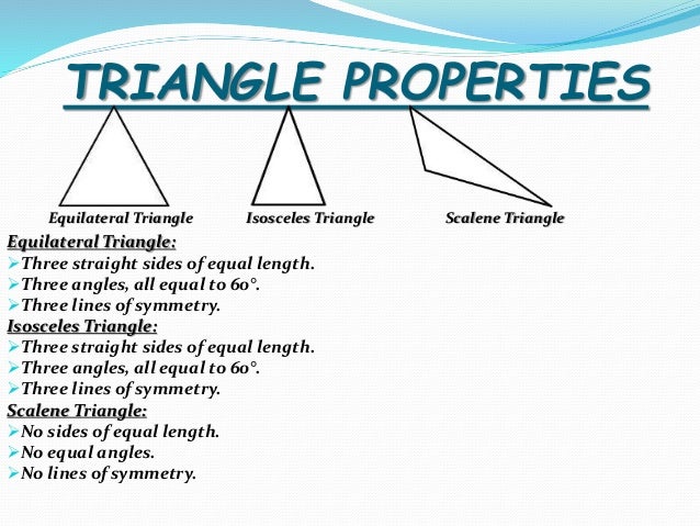 Properties Of A Triangle