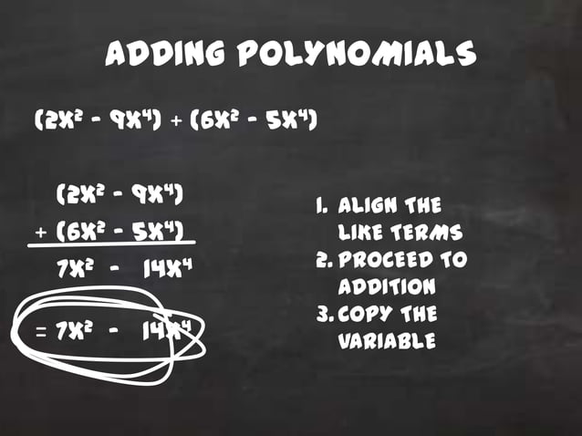 Mathematics: ALGEBRAIC EXPRESSIONS AND POLYNOMIALS | PPTX | Computing | Technology & Computing