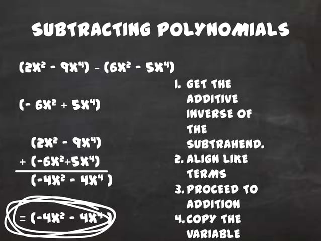 Mathematics: ALGEBRAIC EXPRESSIONS AND POLYNOMIALS | PPTX | Computing | Technology & Computing