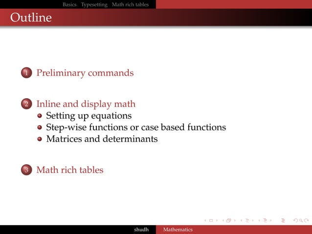 The LaTeX Workshop: Typesetting Mathematics with LaTeX | PPT