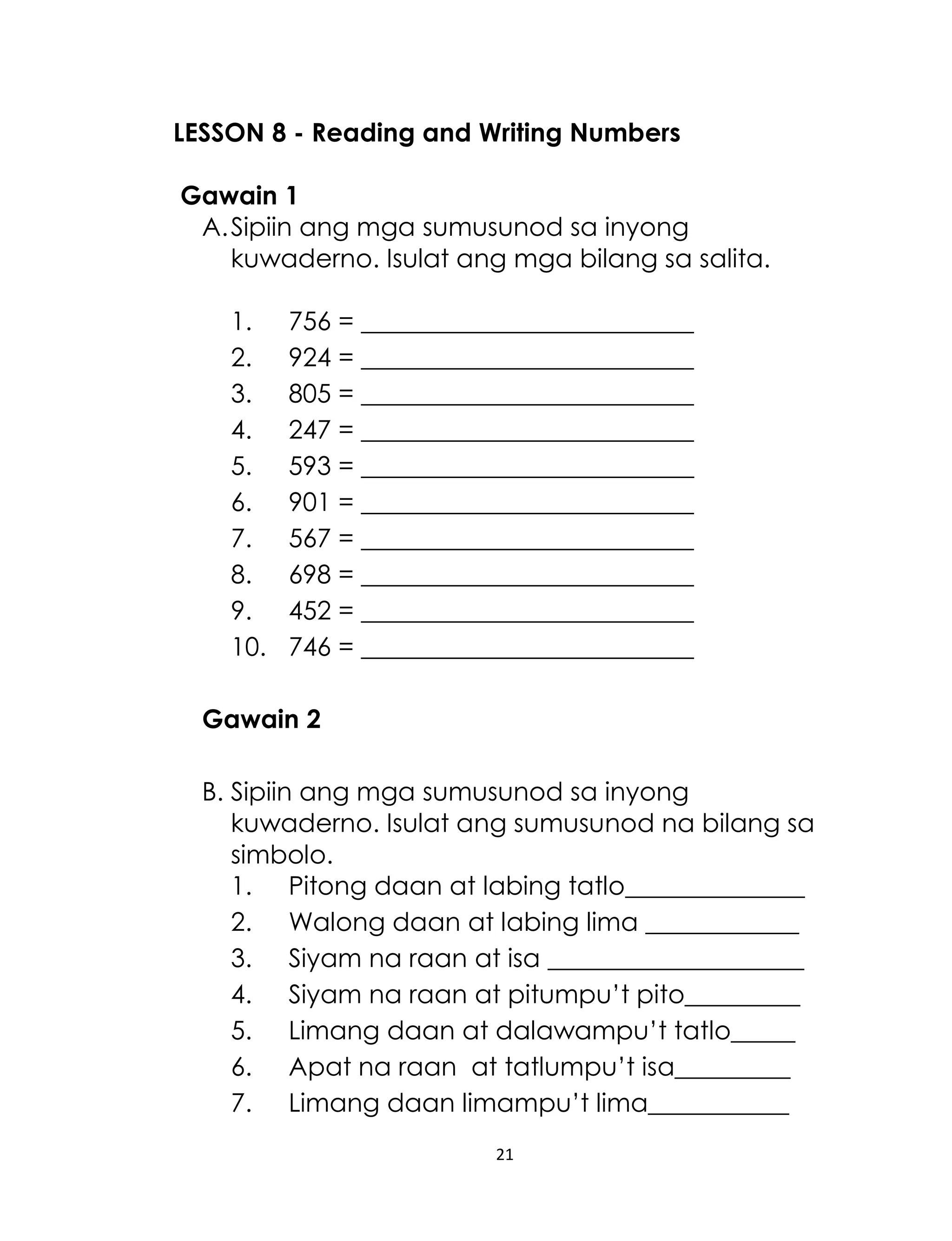 K TO 12 GRADE 2 LEARNING MATERIAL IN MATHEMATICS | PDF