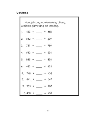 K TO 12 GRADE 2 LEARNING MATERIAL IN MATHEMATICS | PDF