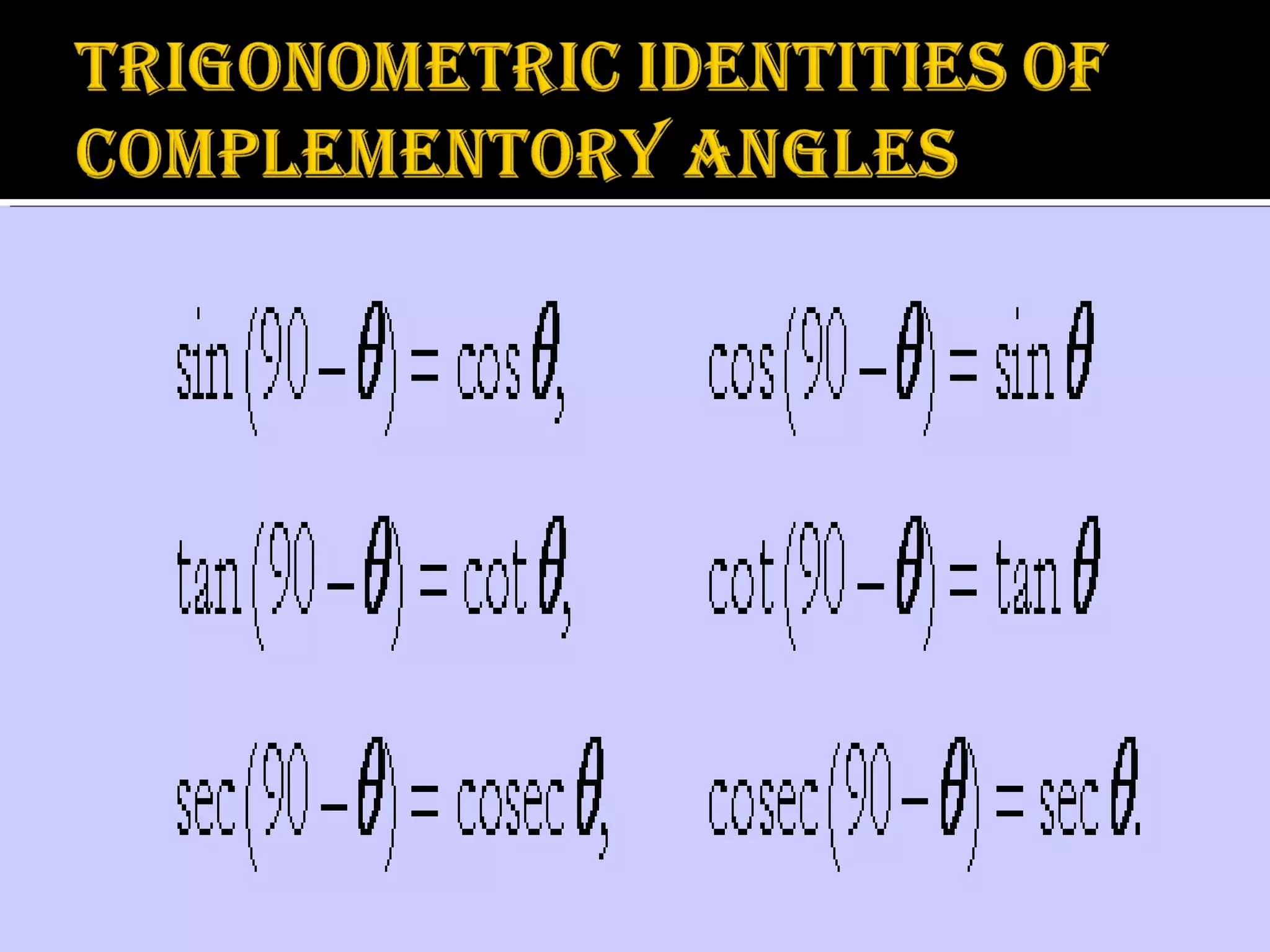 Mathematics ppt on trigonometry | PPT