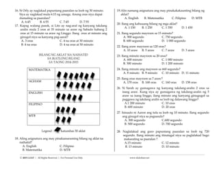 K to 12 Grade 3 LAPG MATHEMATICS Reviewer | PDF