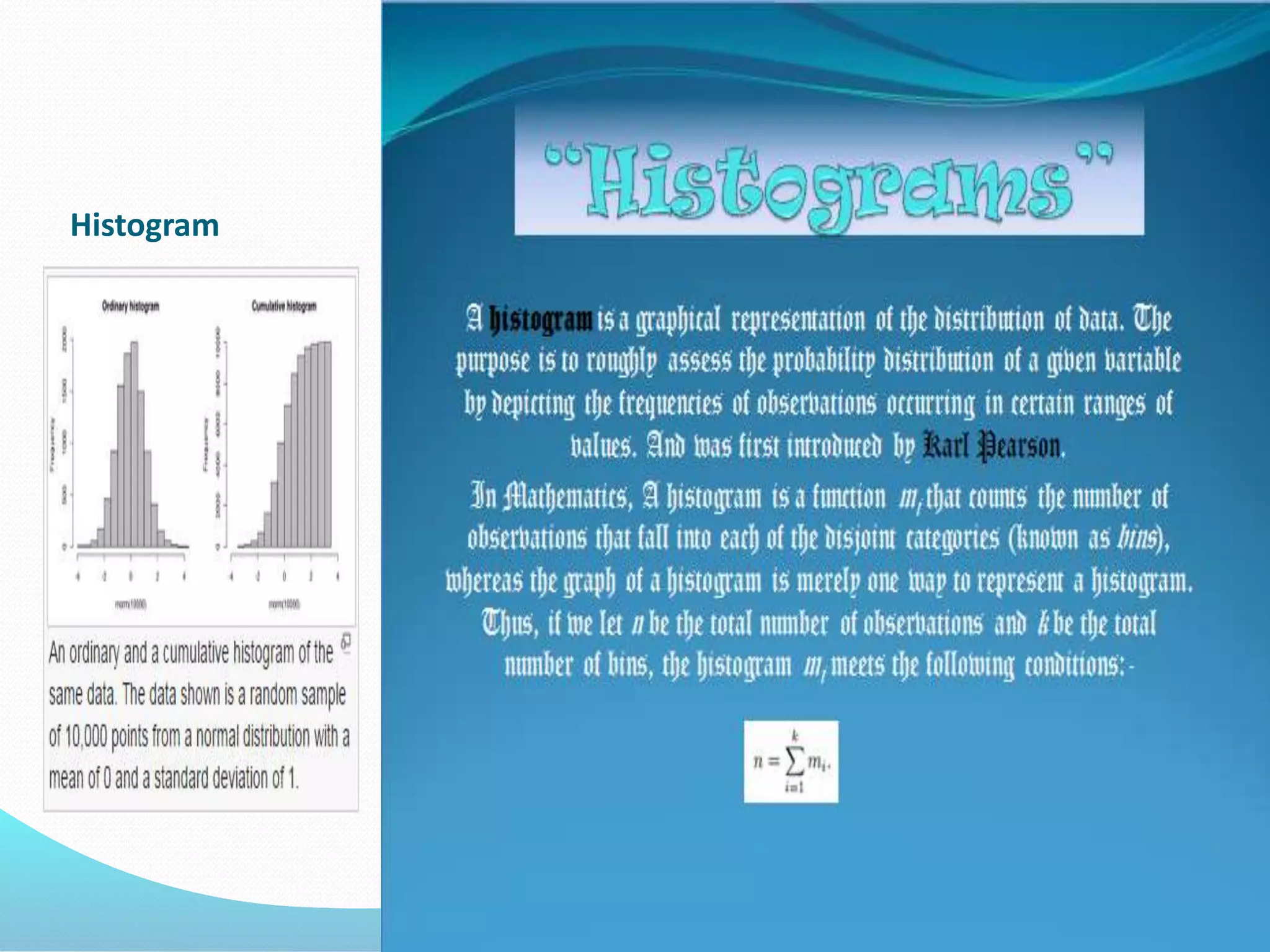 Histograms & Mean Median Mode | PPTX