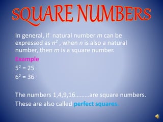 squares and square roots | PPTX