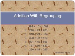 Mathematics addition | PPT