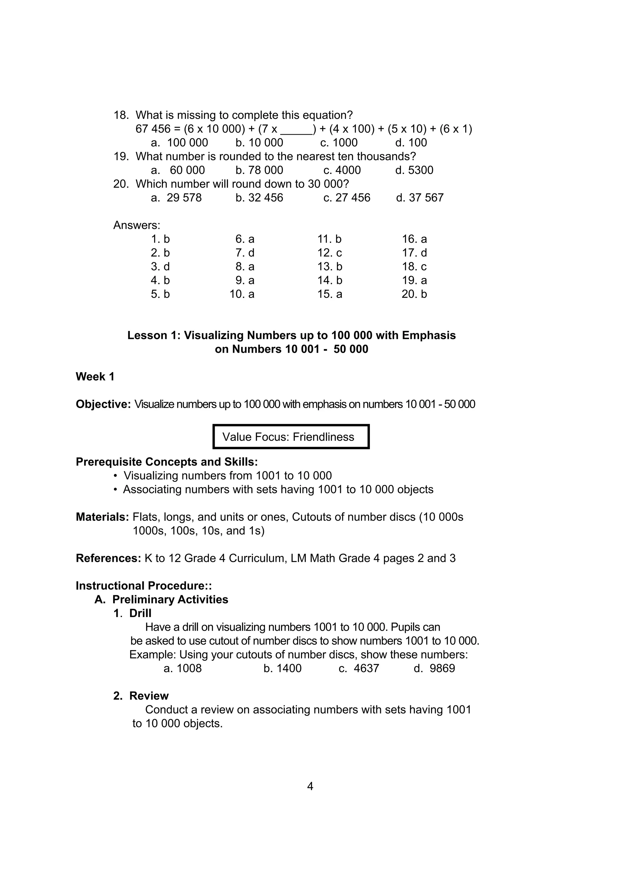 K TO 12 GRADE 4 TEACHER’S GUIDE IN MATHEMATICS (Q1-Q4) | PDF
