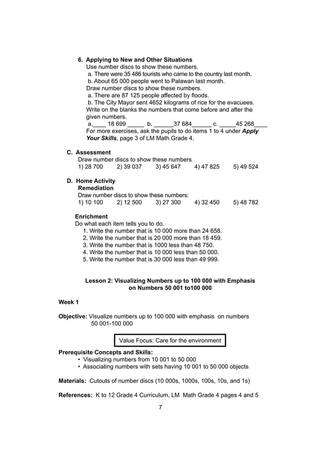 K TO 12 GRADE 4 TEACHER’S GUIDE IN MATHEMATICS (Q1-Q4) | PDF | Desktop ...