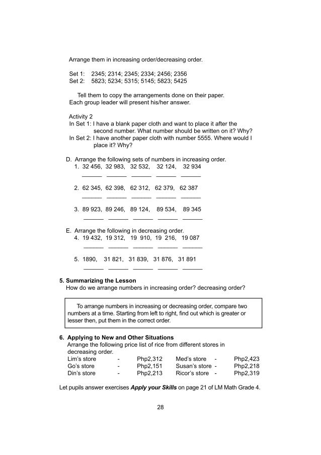 K TO 12 GRADE 4 TEACHER’S GUIDE IN MATHEMATICS (Q1-Q4)