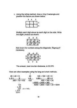 K TO 12 GRADE 4 LEARNER’S MATERIAL IN MATHEMATICS (Q1-Q4) | PDF