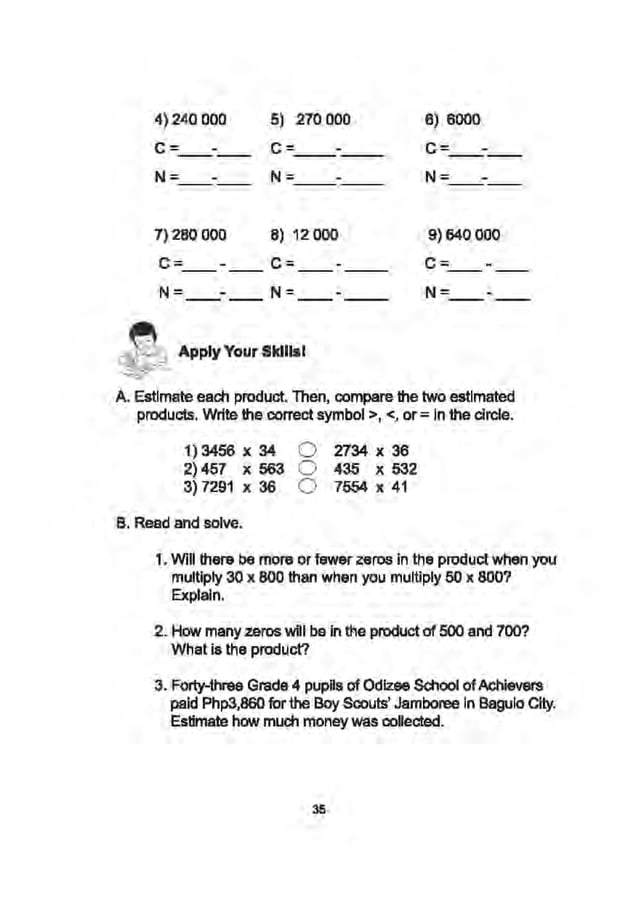 K TO 12 GRADE 4 LEARNER’S MATERIAL IN MATHEMATICS (Q1-Q4) | PDF