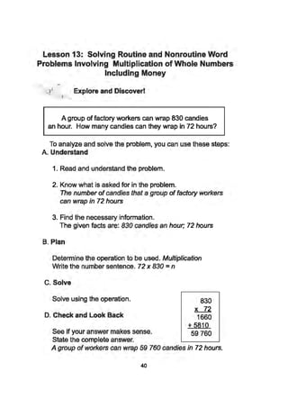 K TO 12 GRADE 4 LEARNER’S MATERIAL IN MATHEMATICS (Q1-Q4) | PDF