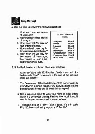 K TO 12 GRADE 4 LEARNER’S MATERIAL IN MATHEMATICS (Q1-Q4) | PDF