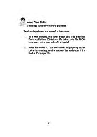 K TO 12 GRADE 4 LEARNER’S MATERIAL IN MATHEMATICS (Q1-Q4) | PDF