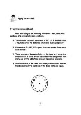 K TO 12 GRADE 4 LEARNER’S MATERIAL IN MATHEMATICS (Q1-Q4) | PDF