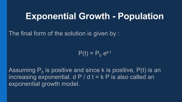 Application of Differential Equation in Real Life | PPTX