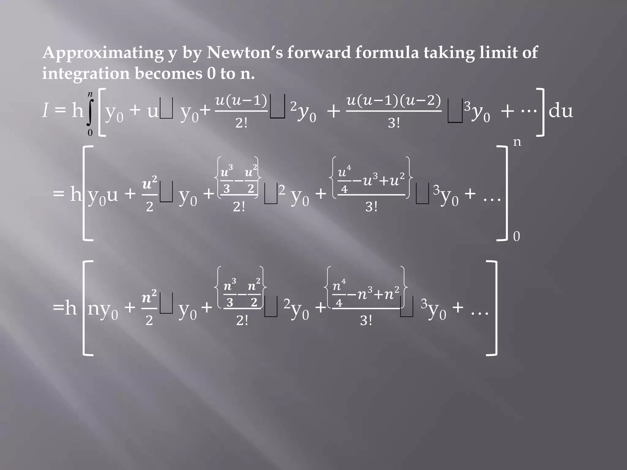 General Quadrature Equation | PPTX