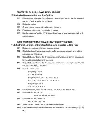 NCIT civil Syllabus 2013-2014 | DOCX