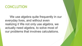 Multiplication of algebraic expressions | PPSX