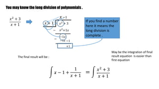How to Integrate an Equation | Jameel Academy | PPT