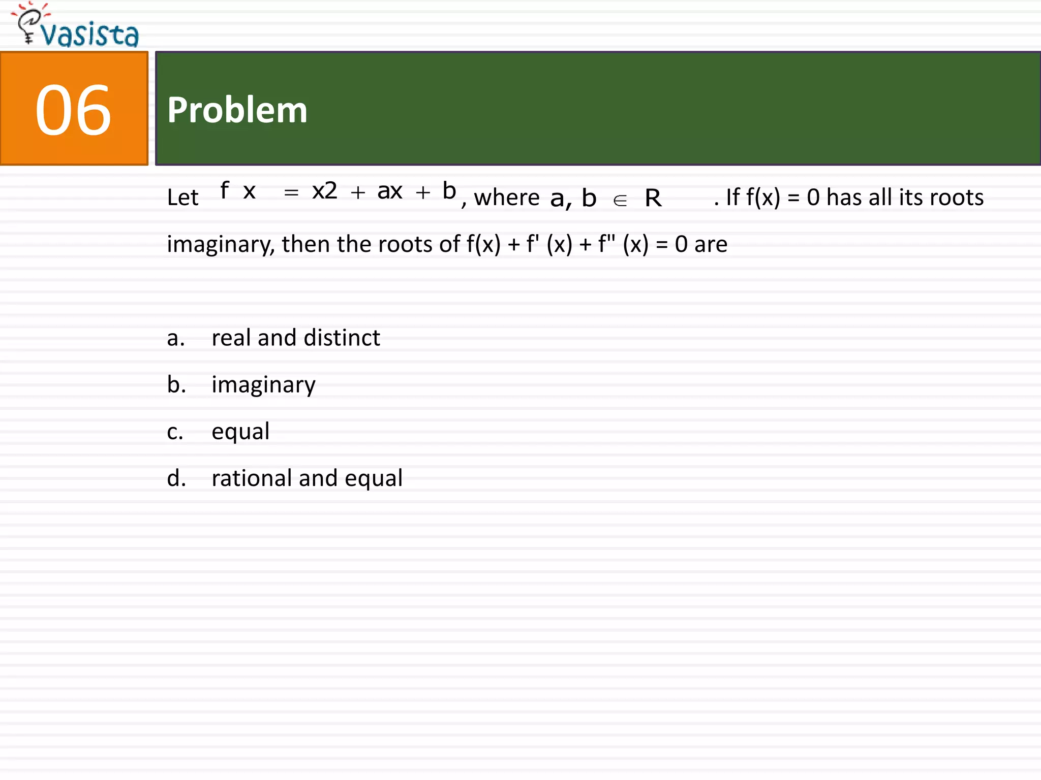 VIT - Mathematics -2009 Unsolved Paper | PPTX | Physics | Science