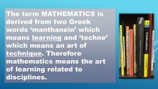 Mathematics | PPTX