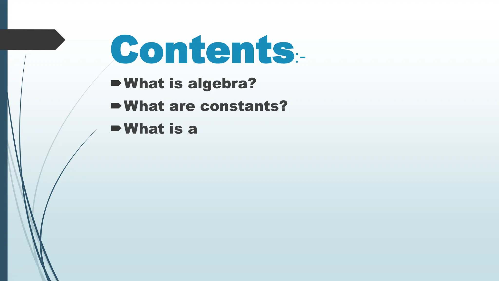 Algebra introduction given MATHEMATICS.pptx