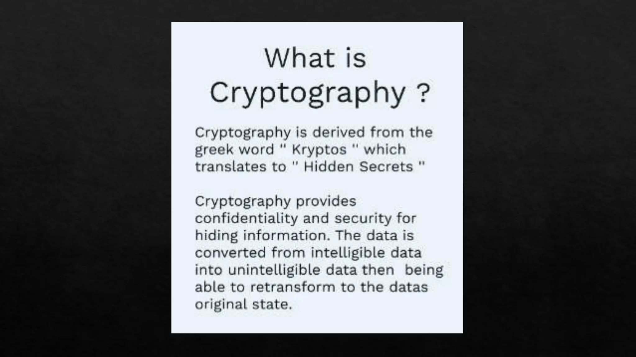 Introduction to Cryptography and mathematics in it.pptx
