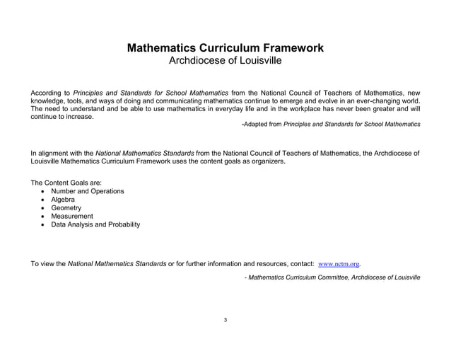 Mathematics-Curriculum-Education Framework.pdf | Educational Assessment | Education