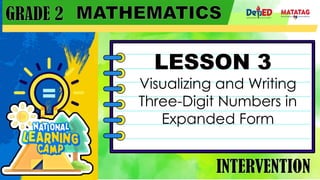 NLC Mathematics Grade Two Lesson Three | PPT