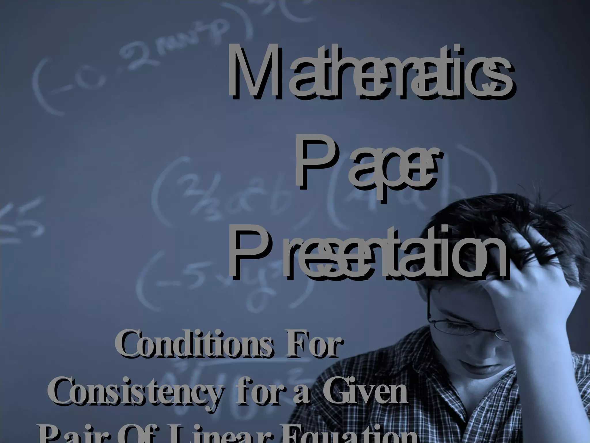 Mathematics Paper Presentation Class X | PPT