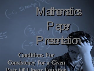 Mathematics Paper Presentation Class X | PPT