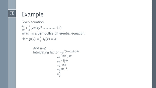Differential Equation and Linear Differential Equation (Mathematics) | PPTX