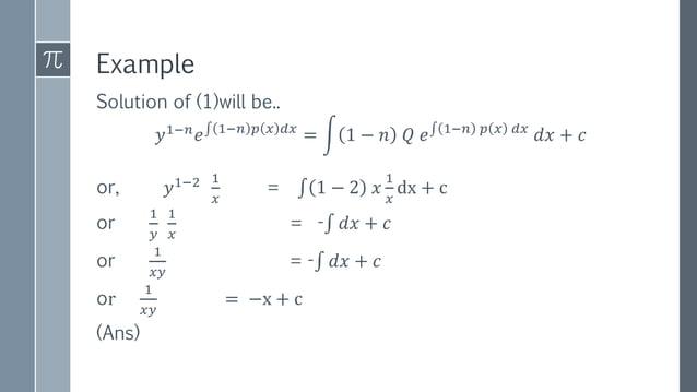 Differential Equation and Linear Differential Equation (Mathematics) | PPTX