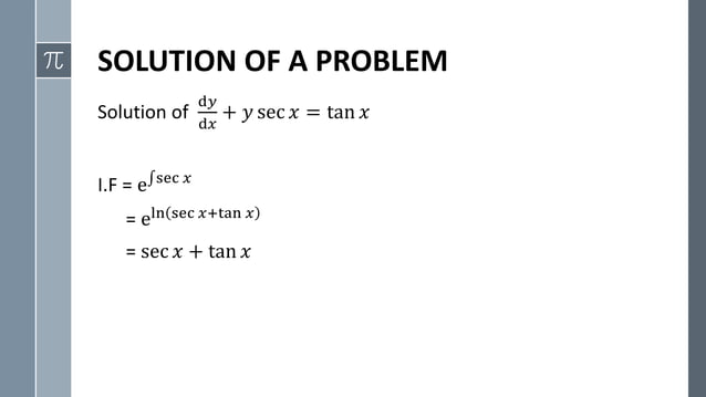 Differential Equation and Linear Differential Equation (Mathematics) | PPTX
