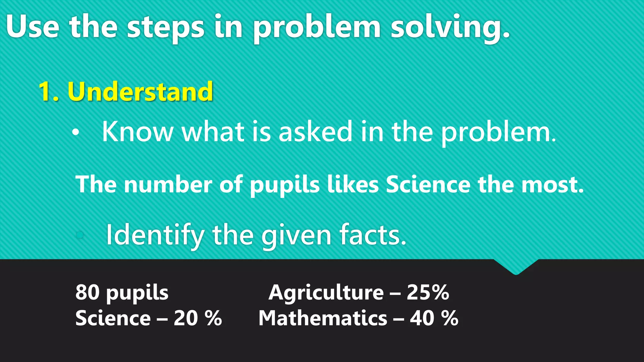 Mathematics Q4 Week 5 Solve Routine And Non Routine Pie Graph Pptx