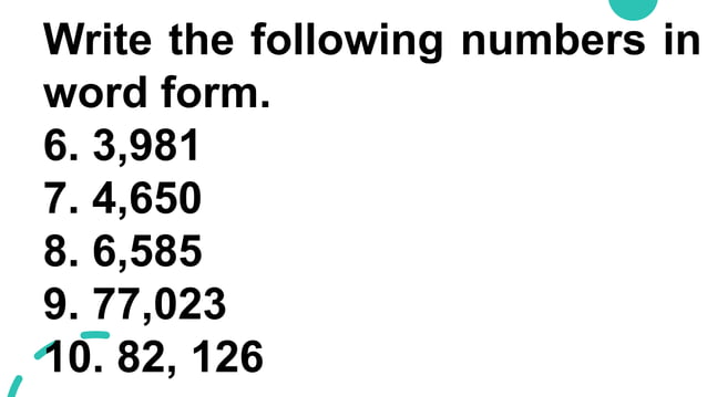 Mathematics-Writing numbers in standdard and word form.pptx | Desktop ...