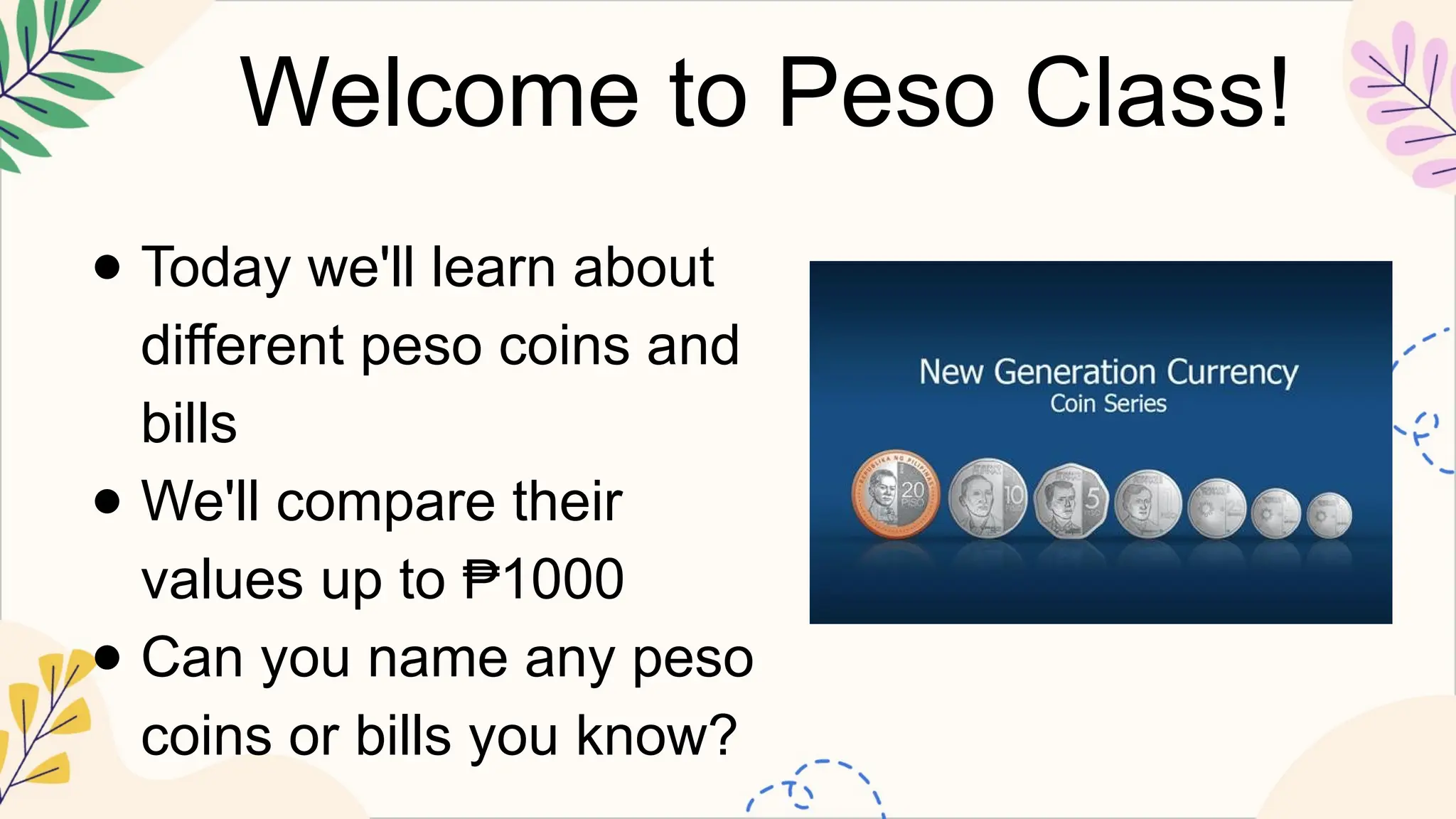MATHEMATICS2 Q2 2 compare the values of different denominations of peso ...