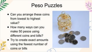 MATHEMATICS2 Q2 2 compare the values of different denominations of peso ...