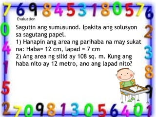 mathematics 3 lesson on the area of a rectangle and square.pptx