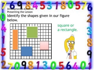mathematics 3 lesson on the area of a rectangle and square.pptx