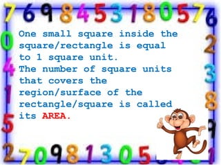 mathematics 3 lesson on the area of a rectangle and square.pptx