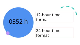 Mathematics 5 (Converting a 12 hour time format to 24 hour time format ...
