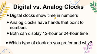 MATHEMATICS5 Q1 1 Describing a 12- and 24-Hour and Converting a 12-Hour ...