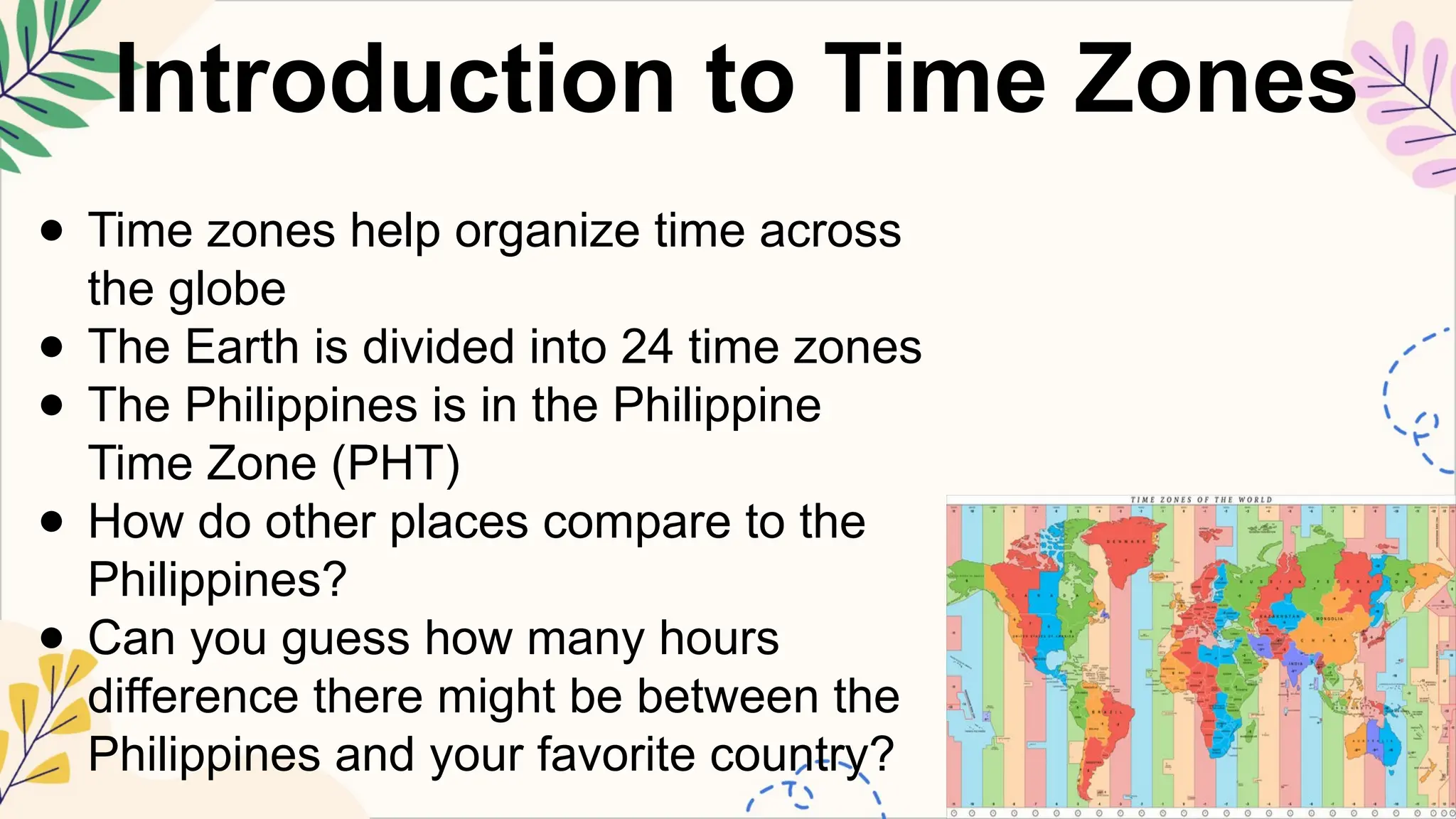 MATHEMATICS5 Q1 4 compare the time in different world time zones to the ...