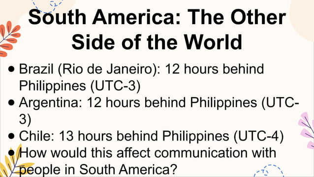 MATHEMATICS5 Q1 4 compare the time in different world time zones to the ...