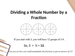 MATHEMATICS5 Q1 8.1 Dividing Fractions Using Models.ppt