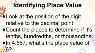 MATHEMATICS5 Q2 4A the place value to thousand.pptx