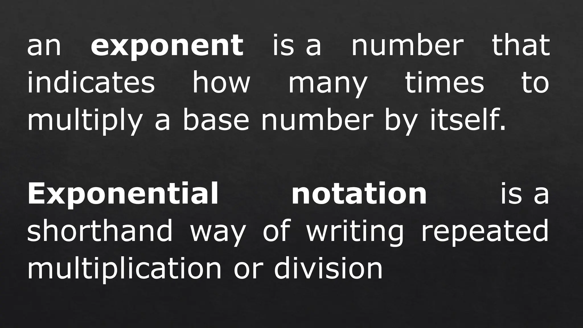 Mathematics 6 - Giving the value of an Exponential Notation | PPTX